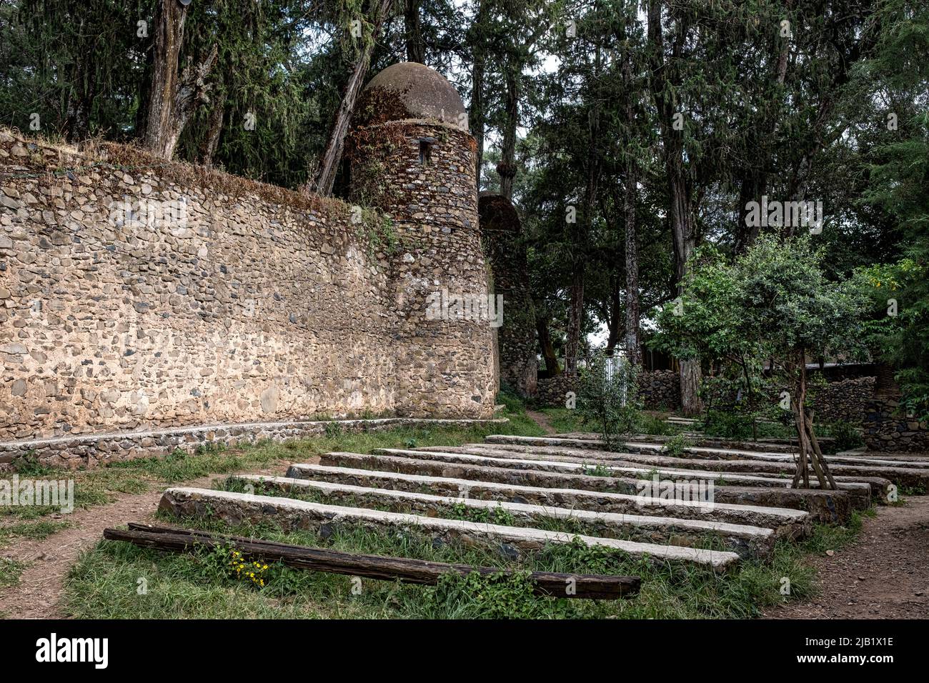 Debre Birhan Selassie Church, Gondar, Ethiopia, Africa Stock Photo - Alamy