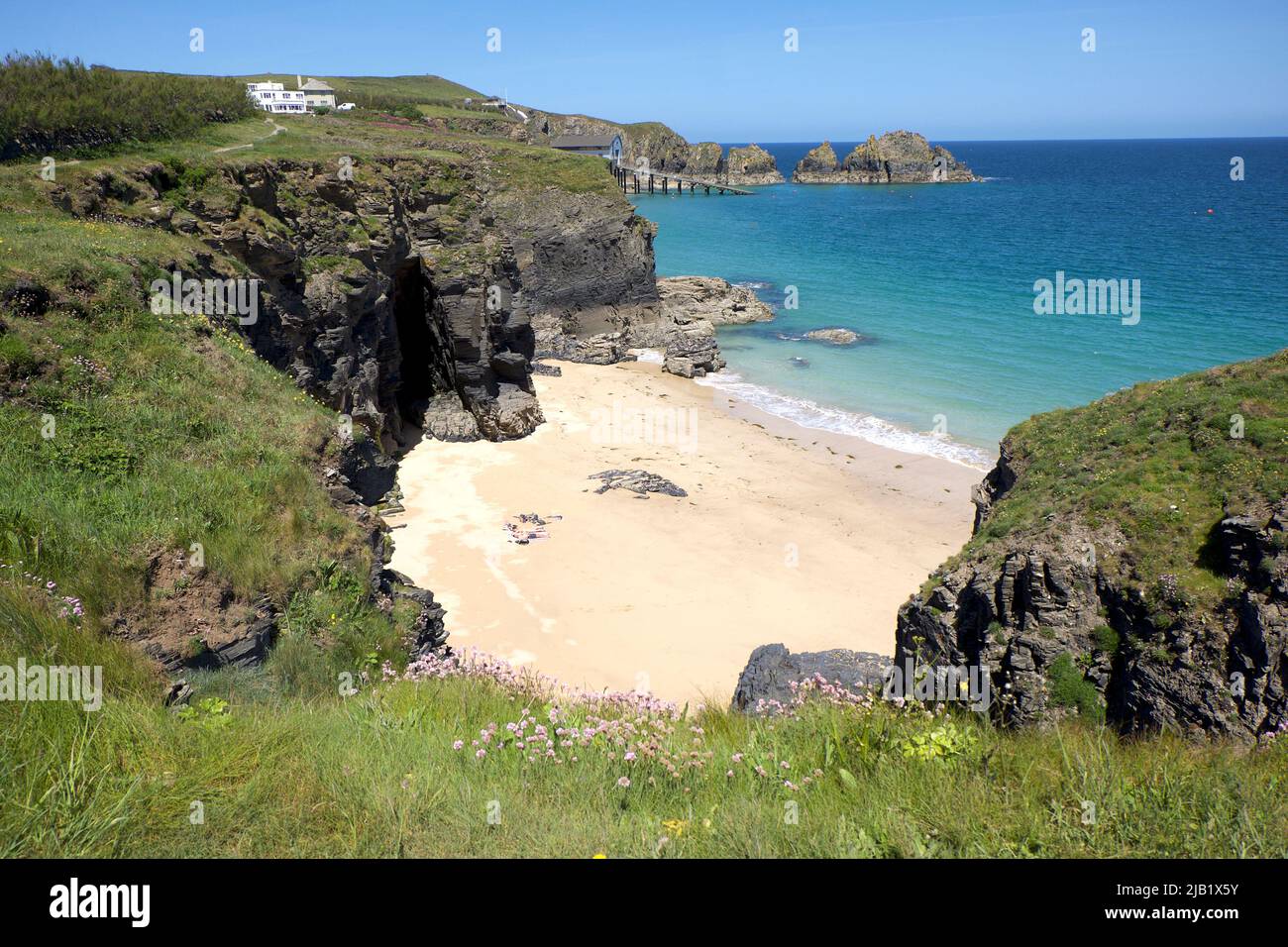 Trevose Head Point Mother Ivys Bay Boobys Bay Constantine Bay Cornwall ...