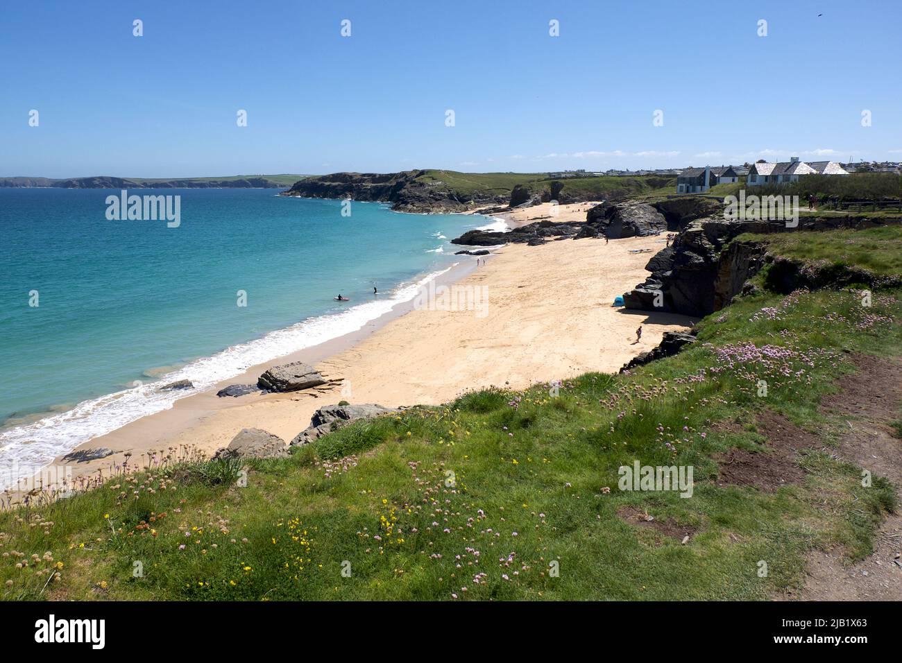 Trevose Head Point Mother Ivys Bay Boobys Bay Constantine Bay Cornwall ...