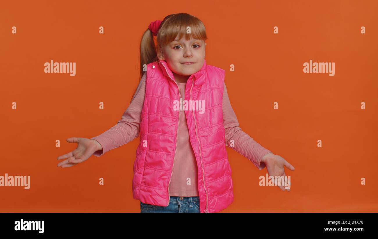 I dont know what to say. Confused girl feeling embarrassed about ...