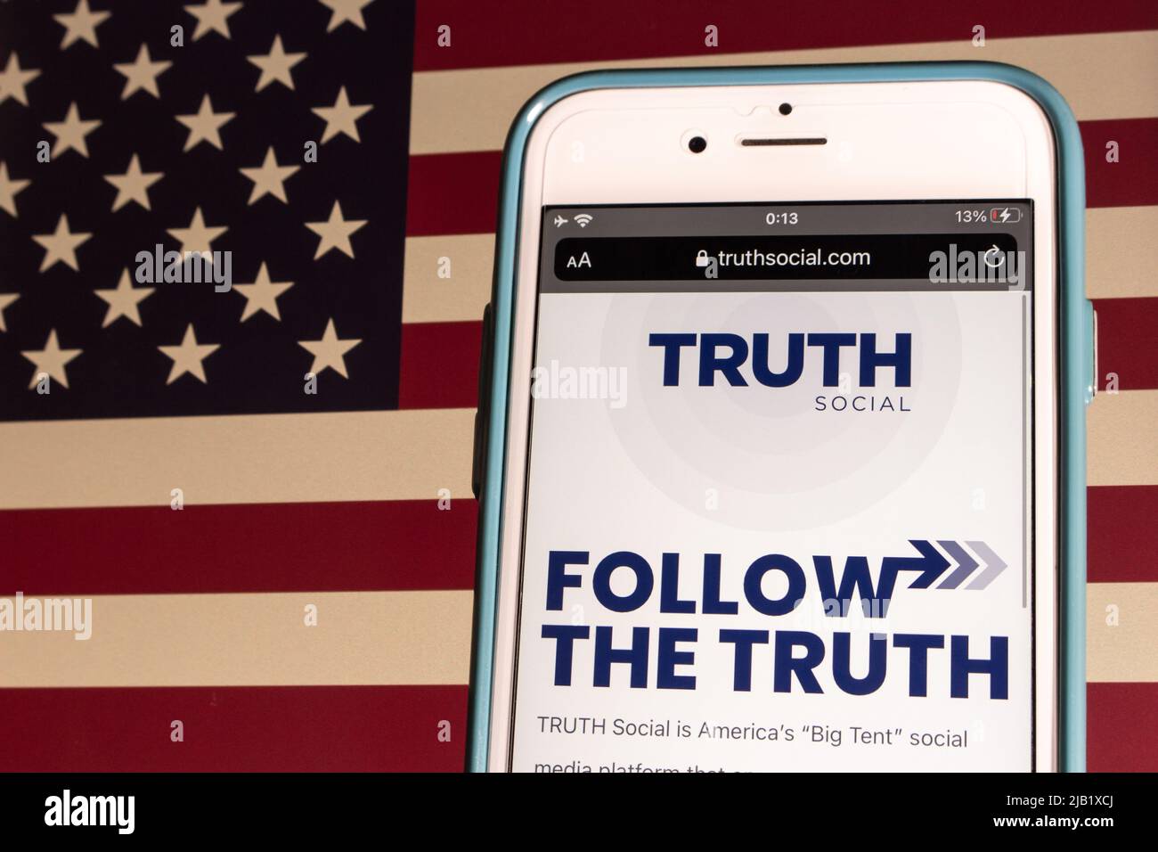 Kumamoto, JAPAN - Nov 2 2021 : TRUTH Social, SNS platform to be ...