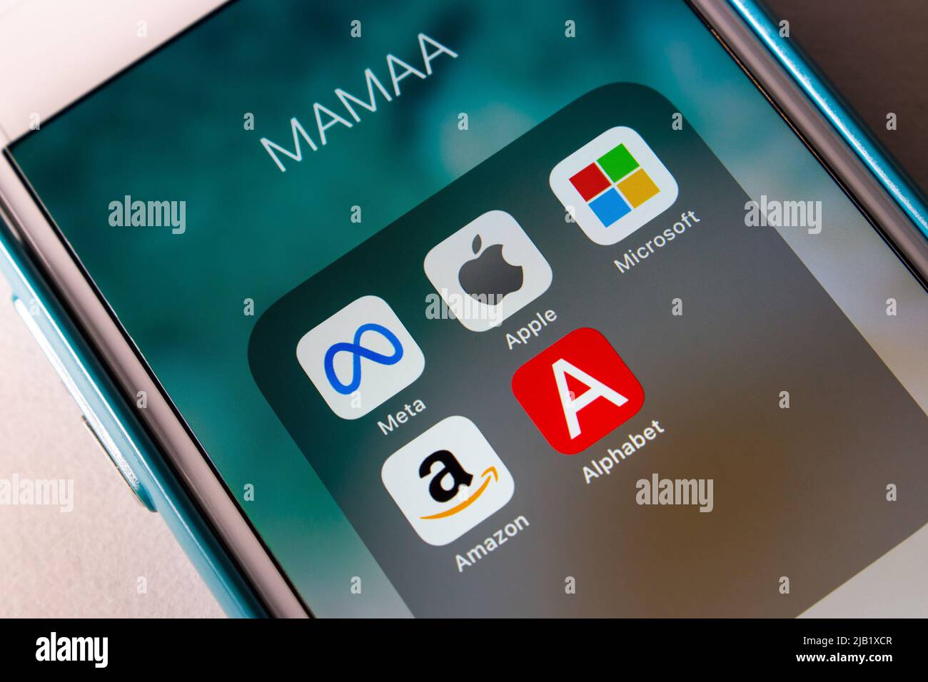Kumamoto, JAPAN - Nov 2 2021 : MAMAA (Meta, Apple, Microsoft, Amazon ...