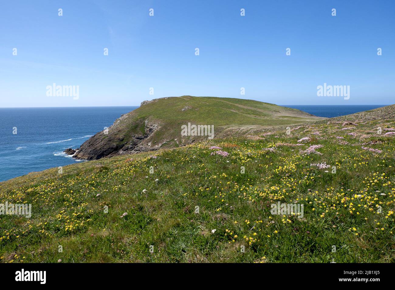 Trevose Head Point Mother Ivys Bay Boobys Bay Constantine Bay Cornwall ...