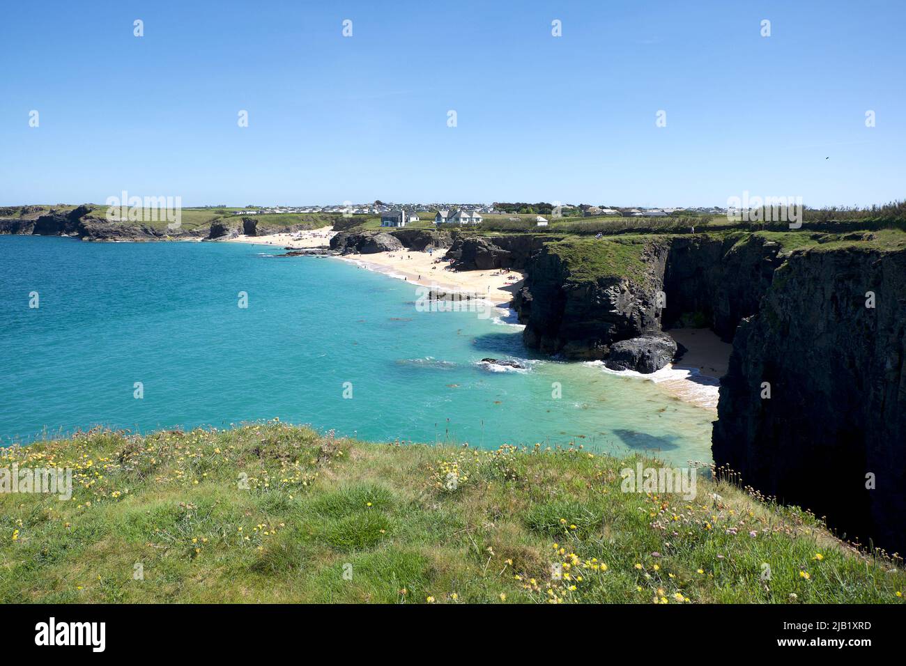 Trevose Head Point Mother Ivys Bay Boobys Bay Constantine Bay Cornwall ...