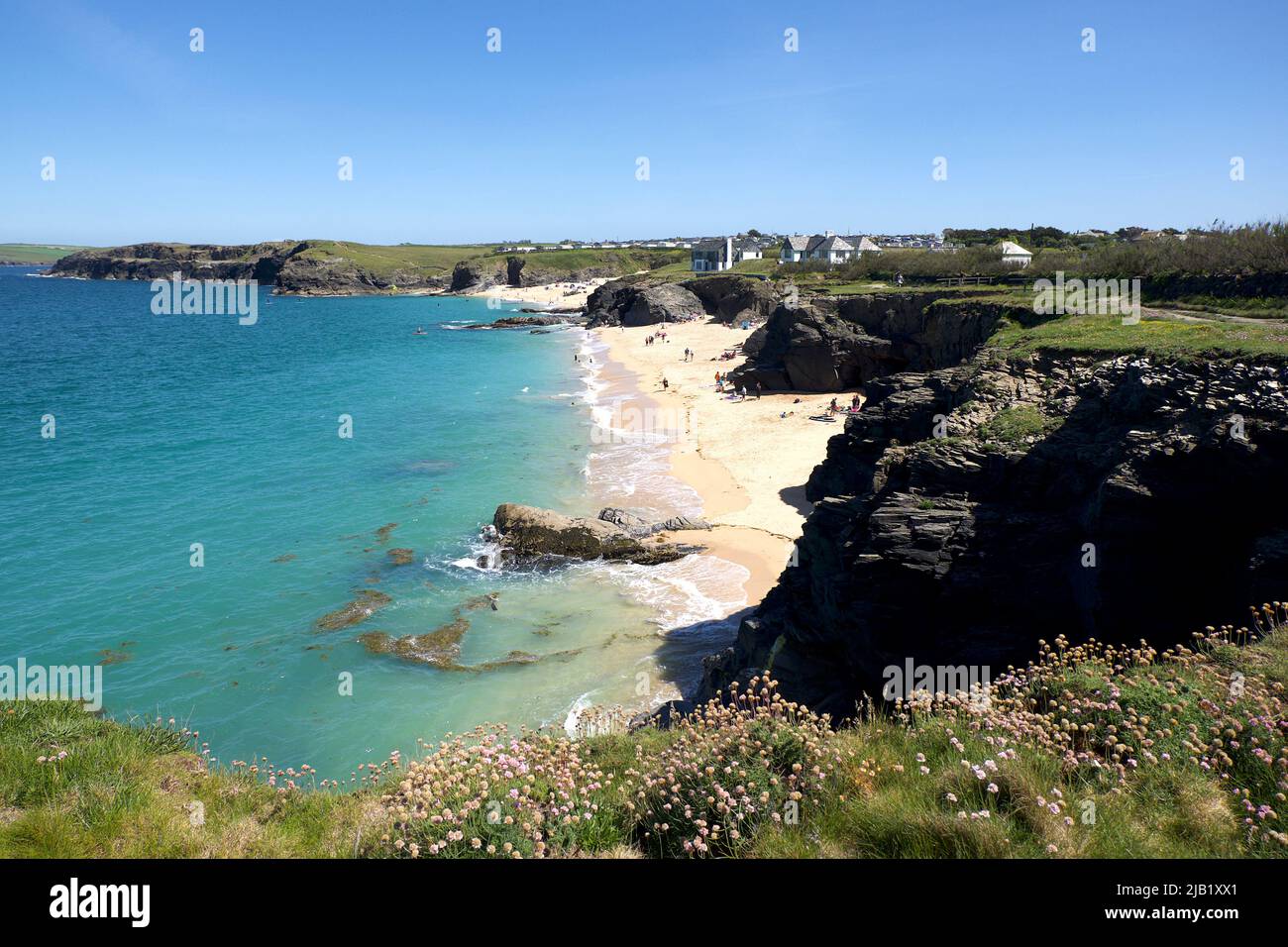 Trevose Head Point Mother Ivys Bay Boobys Bay Constantine Bay Cornwall ...