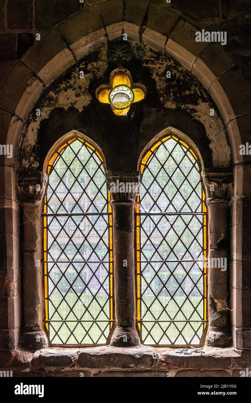 The only known stained glass window of a Lice, The Chruch of St Mary's ...