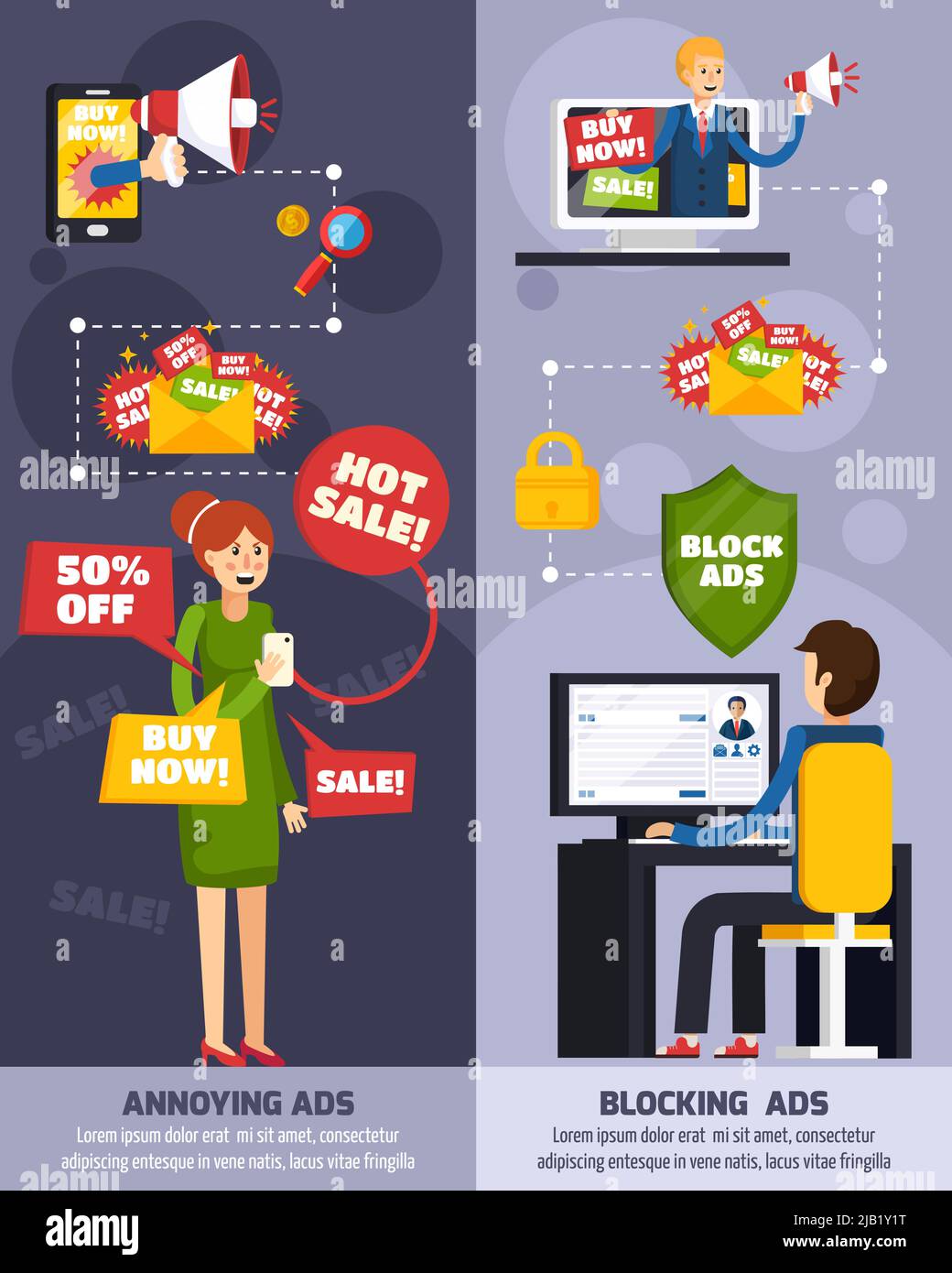 Irritating vector vectors hi-res stock photography and images - Alamy