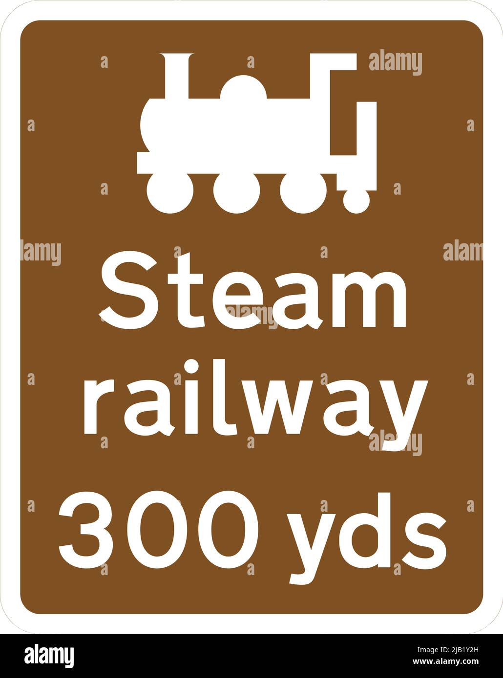 Steam Railway, Brown tourist and leisure facility signing, Road signs ...