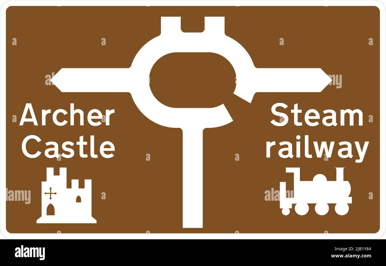Archer Castle, Steam Railway, Brown tourist and leisure facility ...