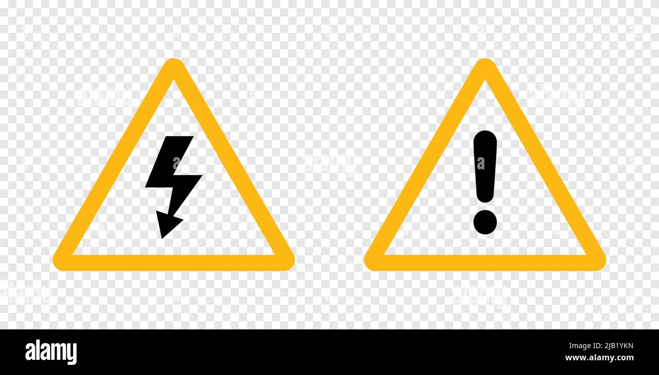 Warning danger sign icon simple design Stock Vector Image & Art - Alamy