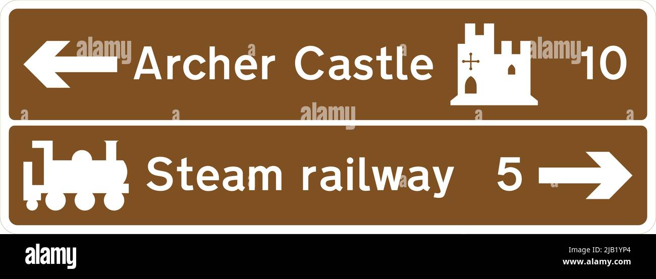Archer Castle, Steam Railway, Brown tourist and leisure facility ...