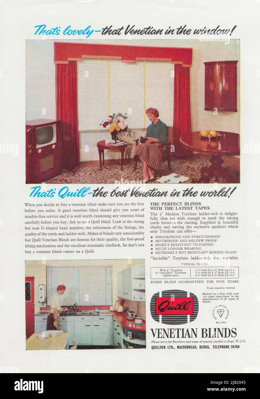 Venetian Blinds vintage magazine advert paper advertisement 1970s 1960s ...