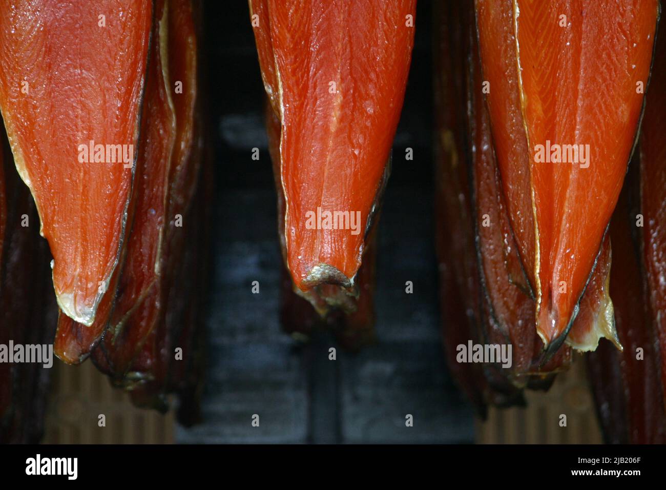 Smoking Fish. Smoked fish is fish that has been cured by smoking. Foods ...
