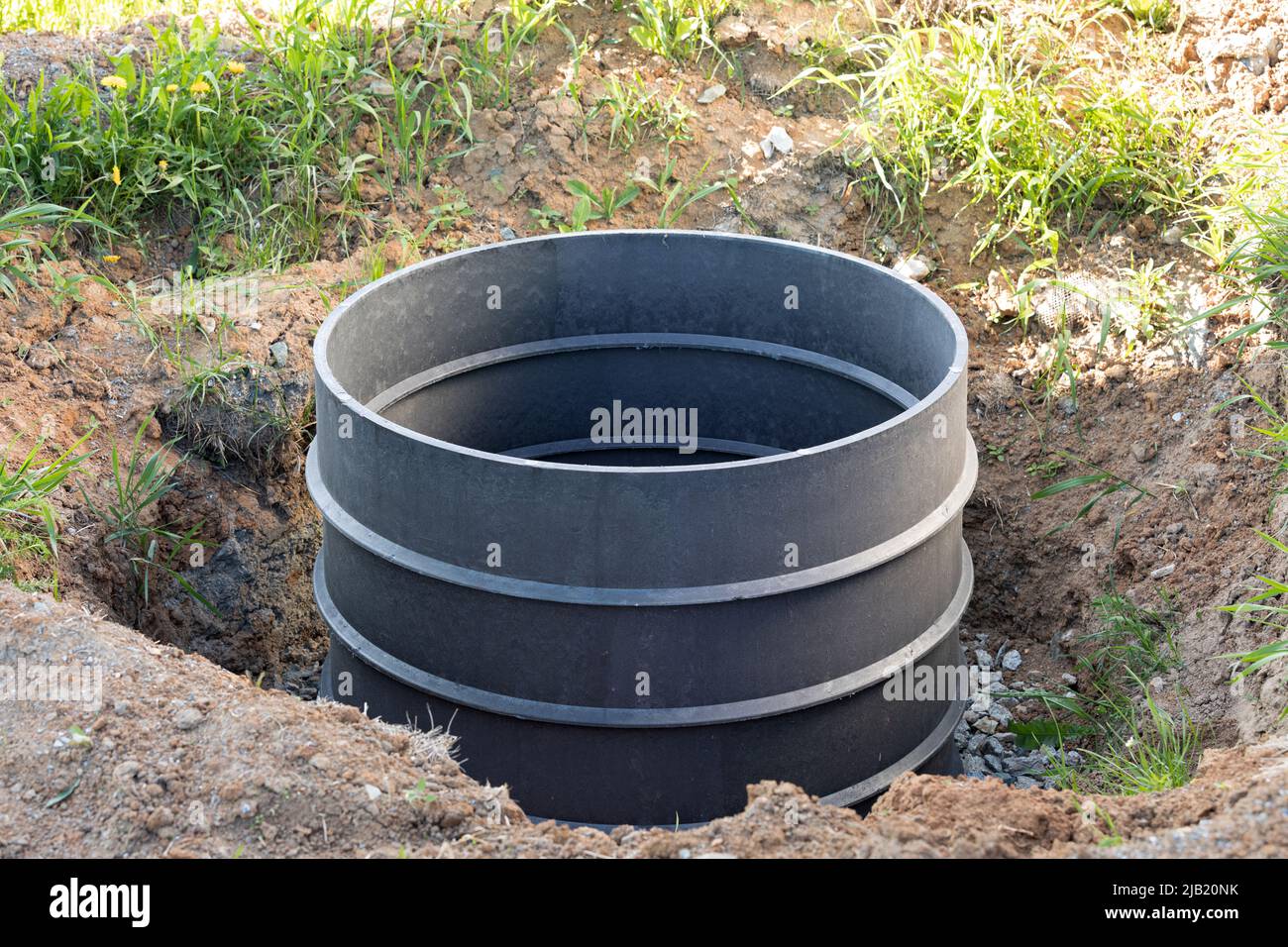Installing underground conduit hi-res stock photography and images - Alamy