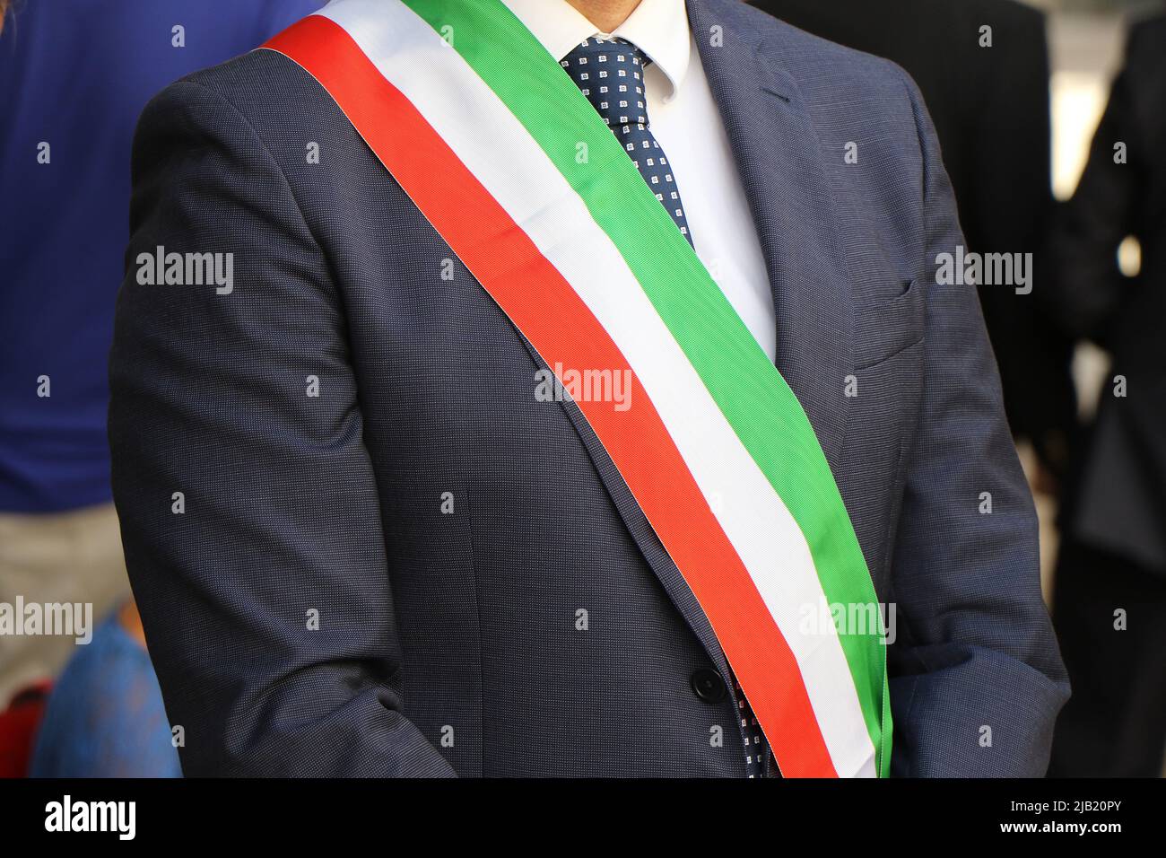 Close up italian tricolour hi-res stock photography and images - Alamy