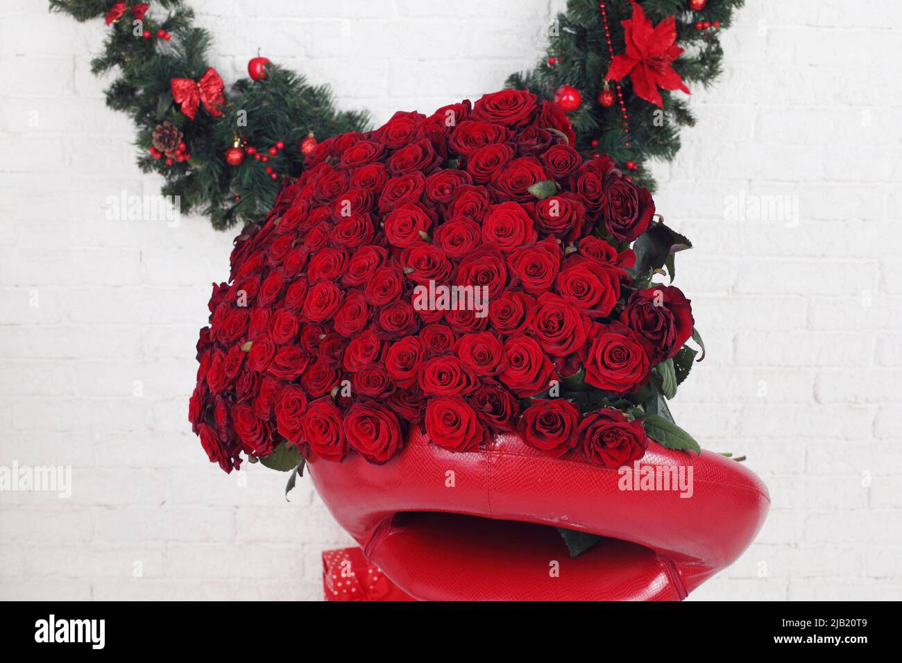 Beautiful girl big bouquet hi-res stock photography and images - Alamy