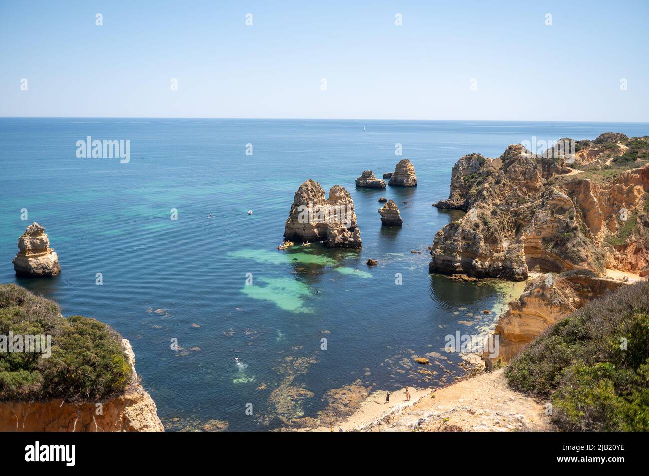 Lagos, Portugal. 2022 May 06 . Panorama of the tourist city of Lagos in ...