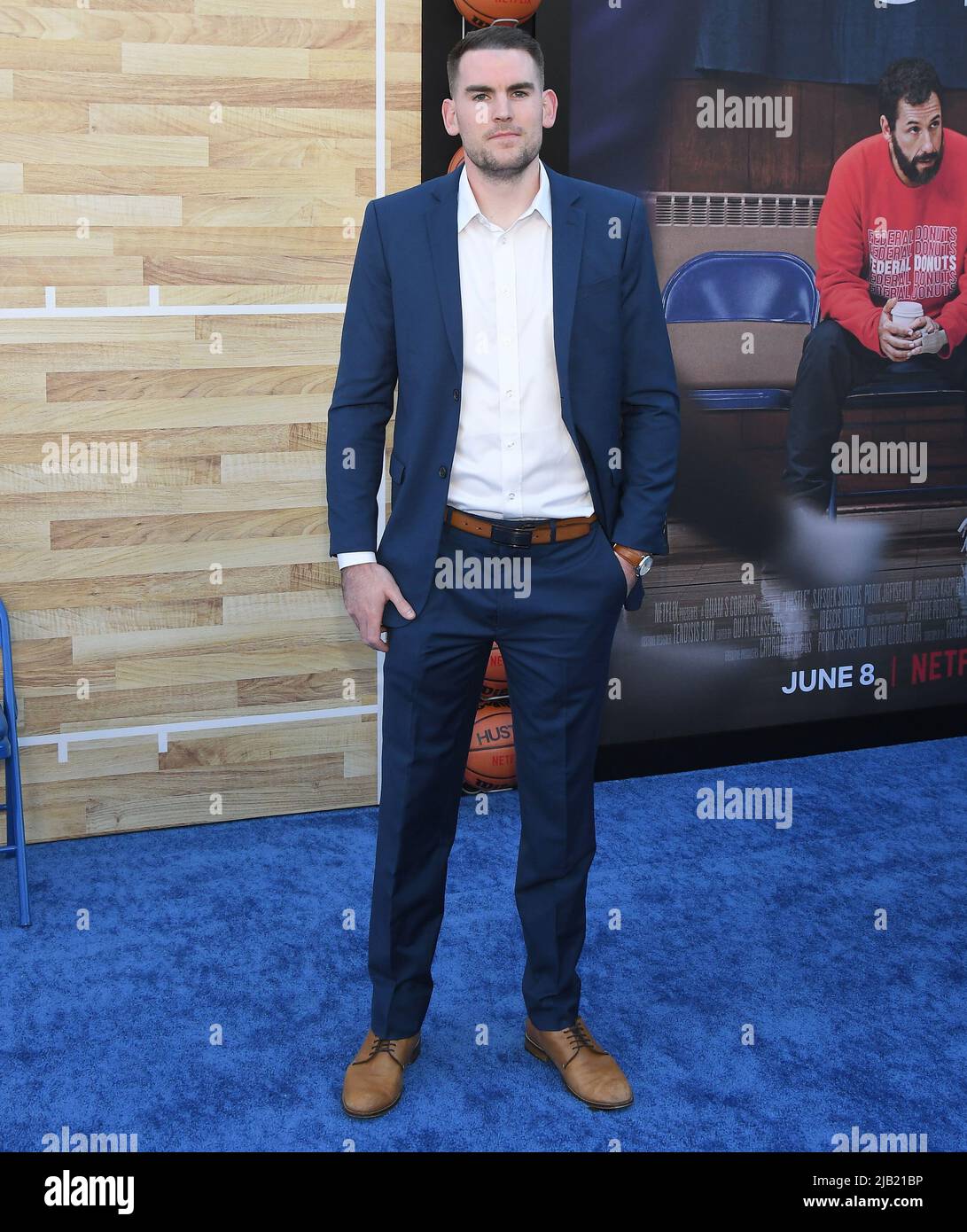 Greg St. Jean arrives at Netflix's HUSTLE Los Angeles Premiere held at ...