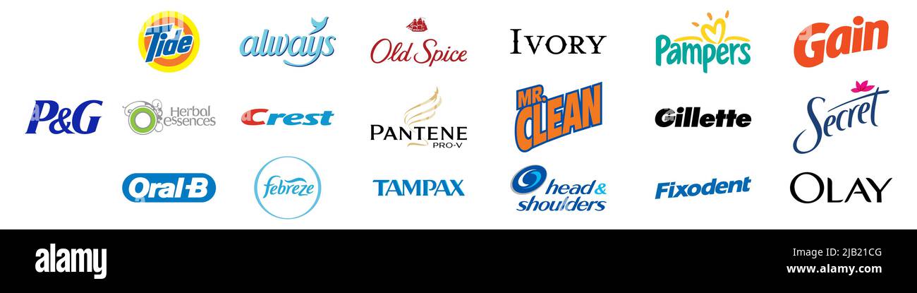 Procter And Gamble Brands Logos