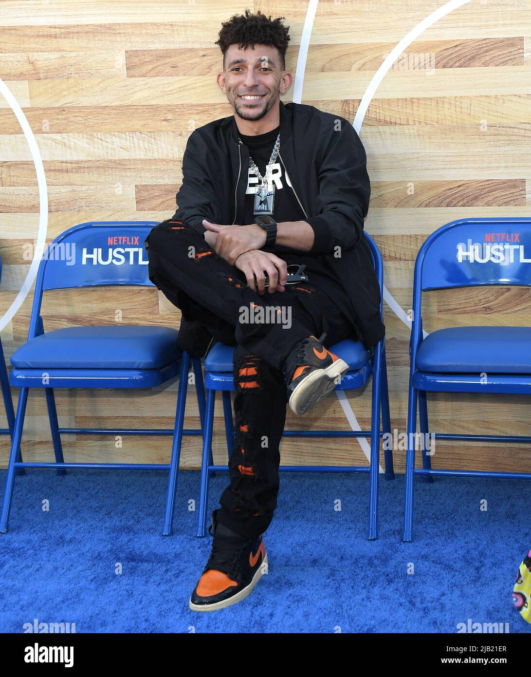 Kleo Thomas arrives at Netflix's HUSTLE Los Angeles Premiere held at ...