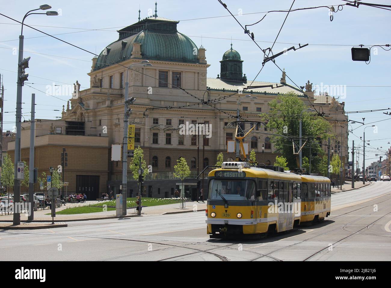 Pilsen Plzeň Tram Stock Photo - Alamy