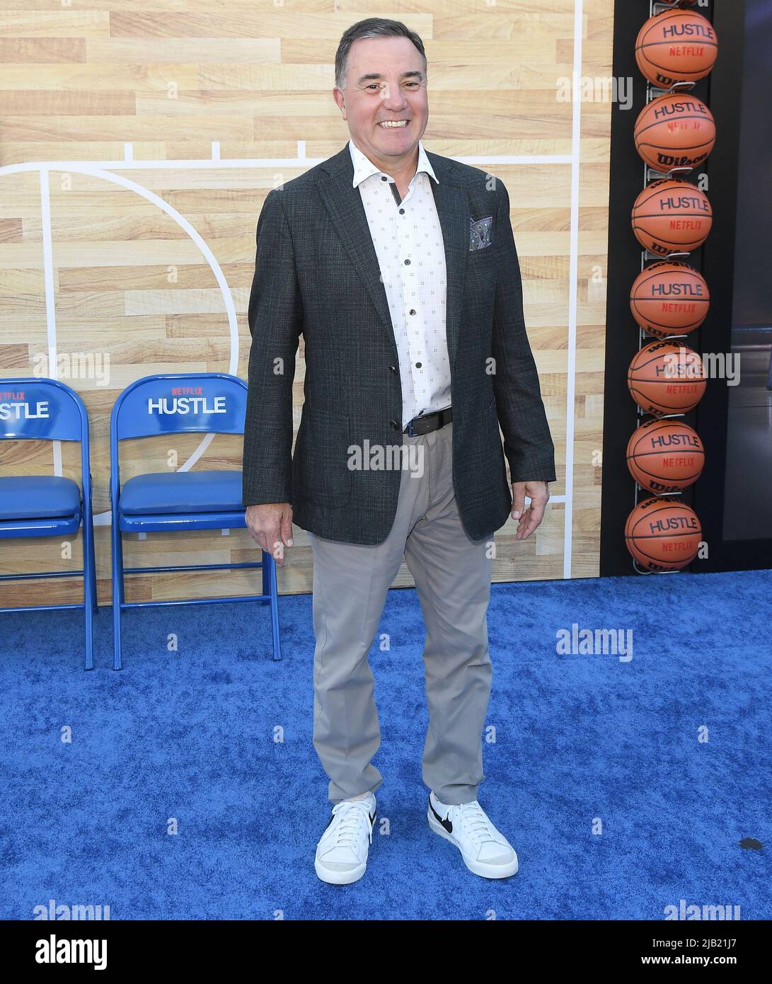 Fran Fraschilla arrives at Netflix's HUSTLE Los Angeles Premiere held ...