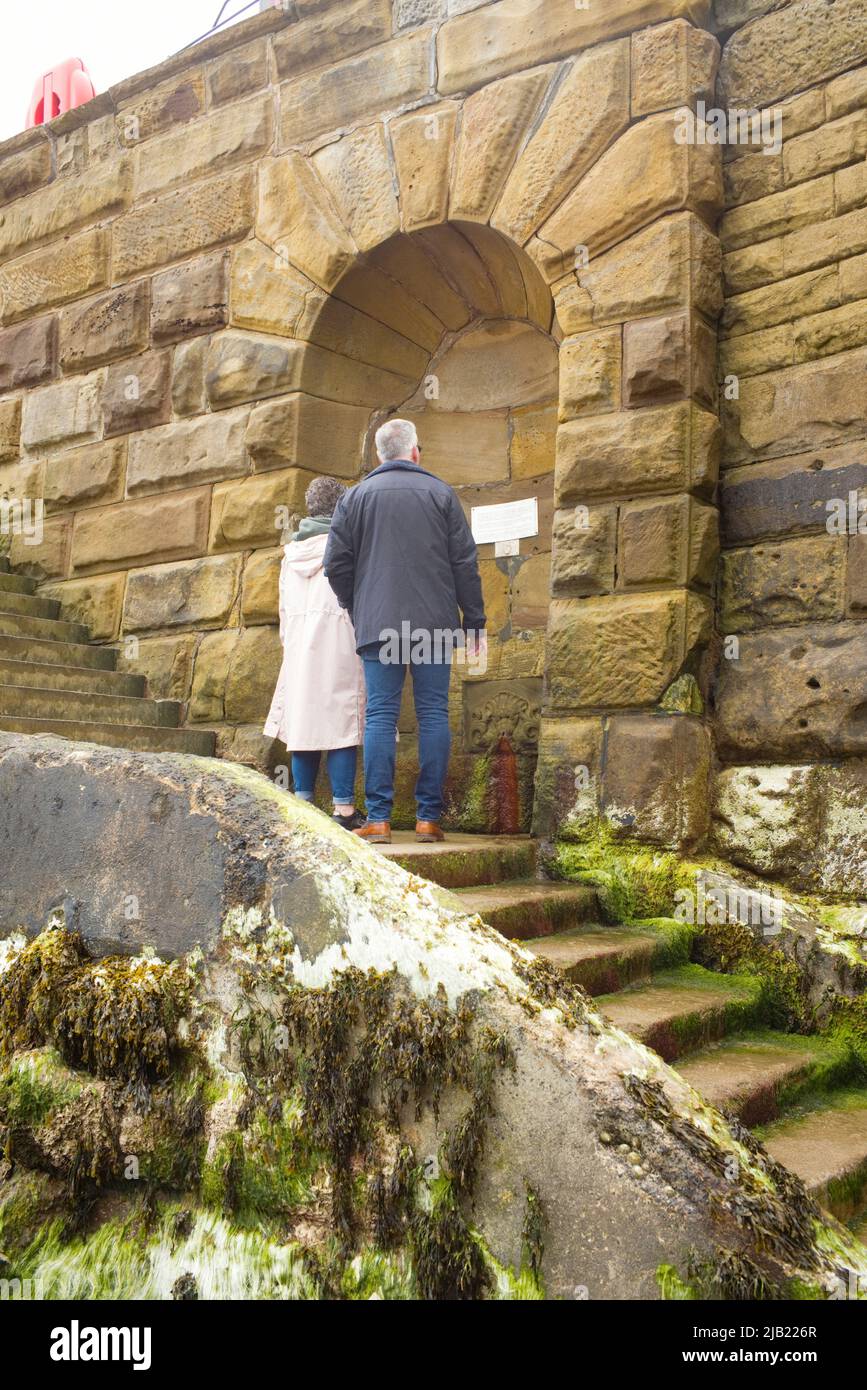 The site of the town Spaw or Spa at Scarborough Stock Photo - Alamy