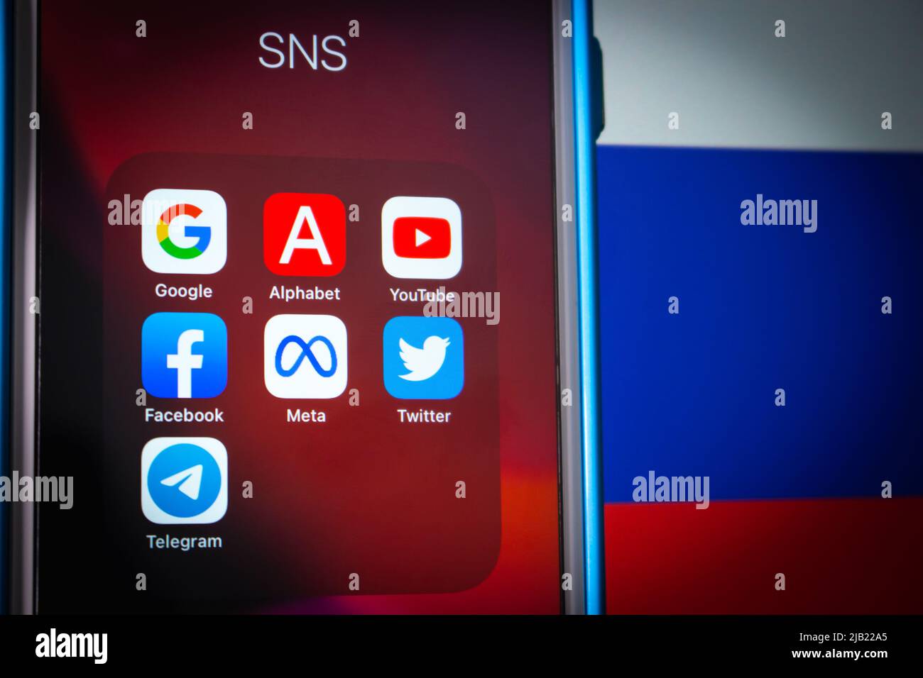 Popular SNS & IT company icons (Google, Alphabet inc, YouTube, Facebook ...