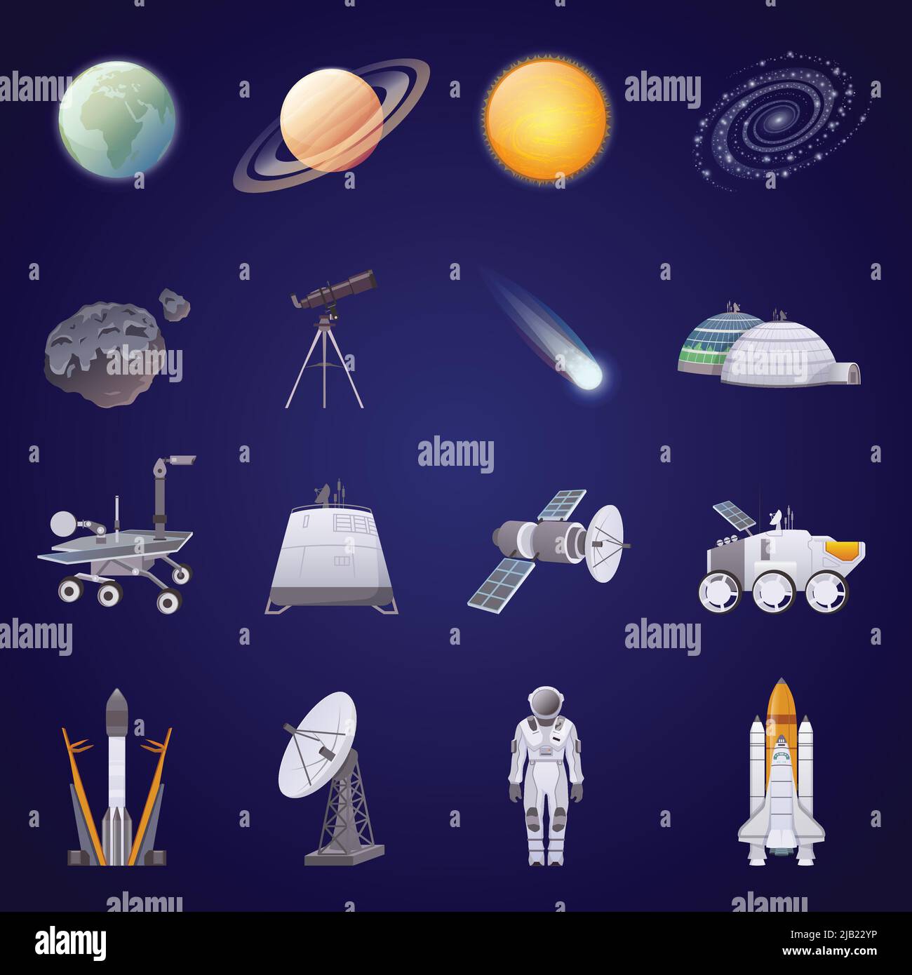 Spacecraft earth atmosphere Stock Vector Images - Alamy