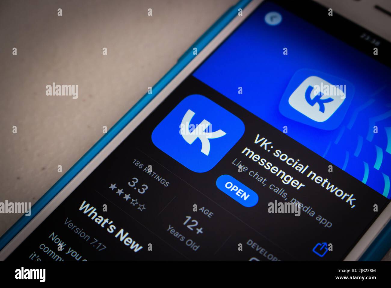 Vk logo hi-res stock photography and images - Alamy