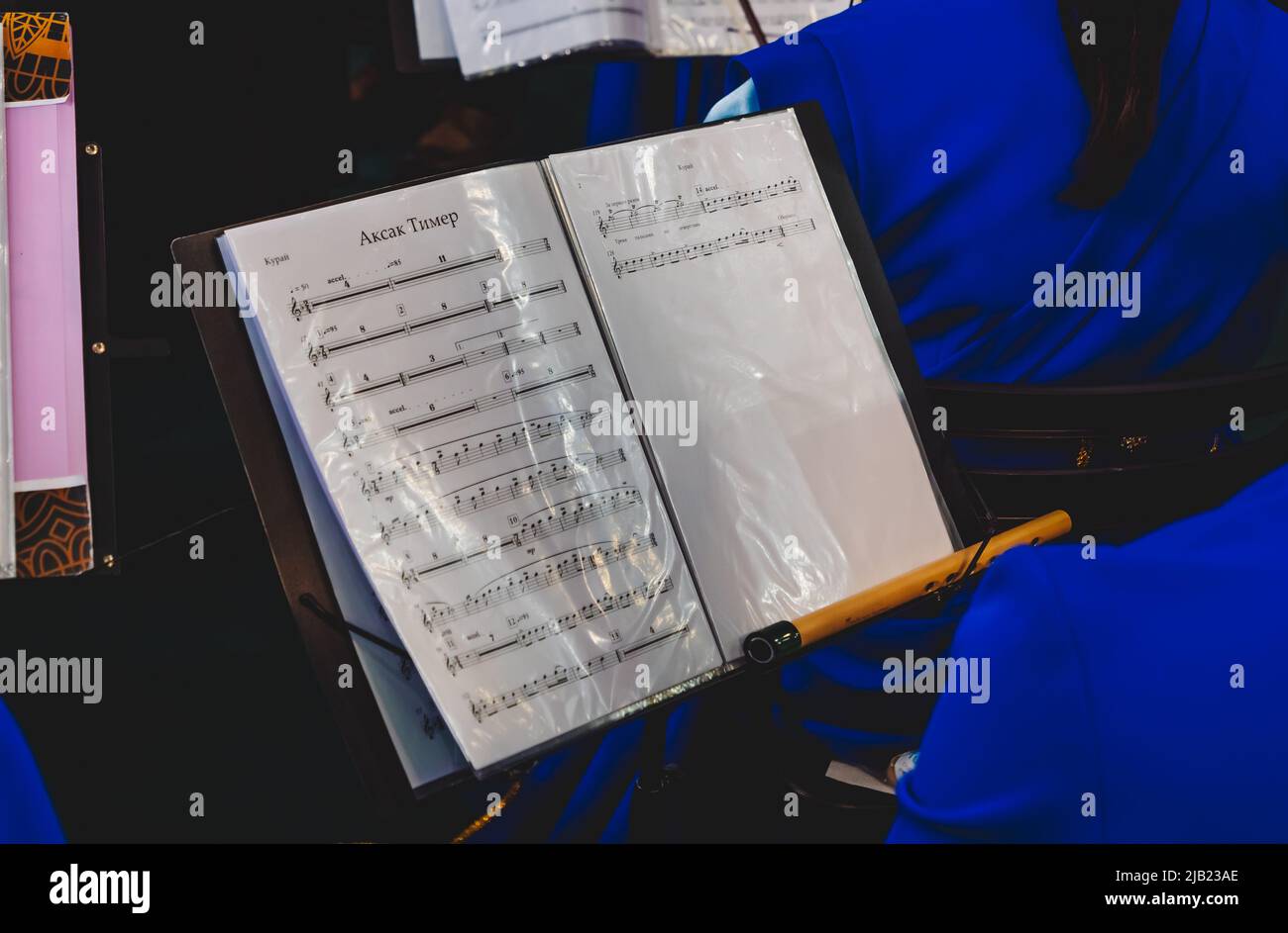 Kazan, Russia. May 19, 2022. A Tatar musical group that performs ...