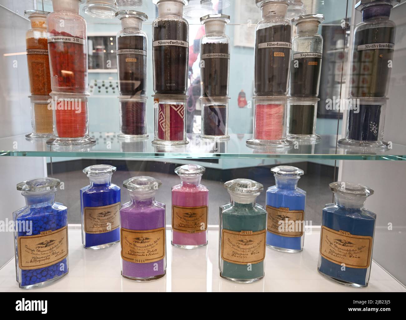 Munich, Germany. 02nd June, 2022. Ancient chemical substances are on ...