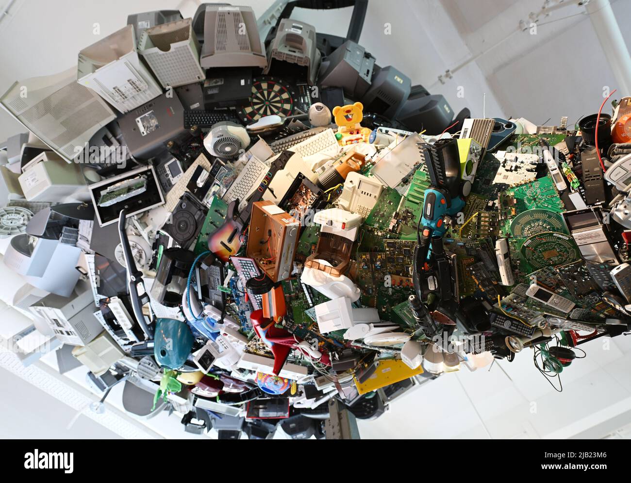 Munich, Germany. 02nd June, 2022. A "technology vortex" is on display ...