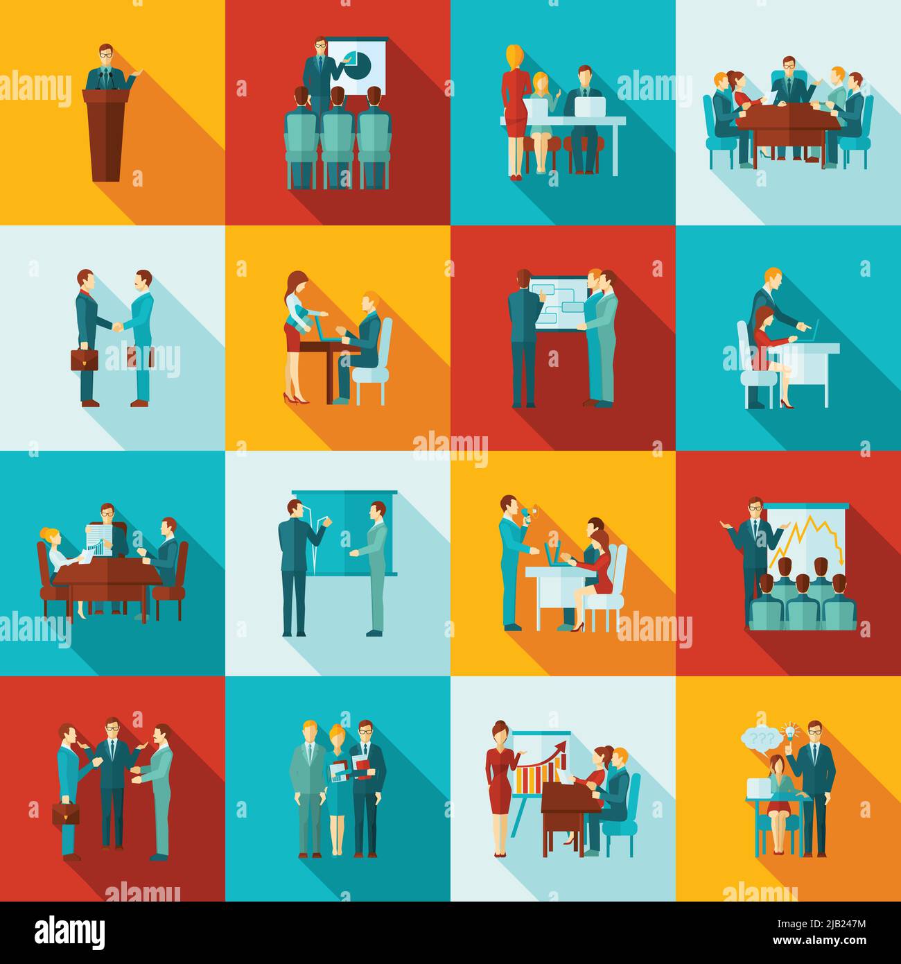 Training workers Stock Vector Images - Alamy