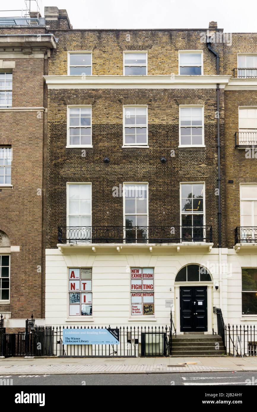 The Wiener Holocaust Library, exhibition and reading room at 29 Russell ...
