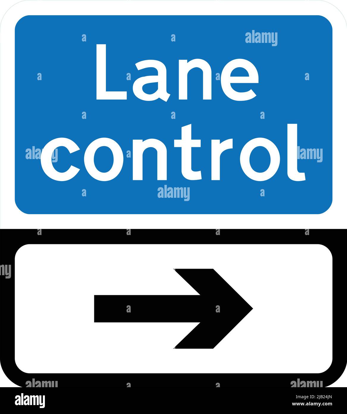 Example of a roundabout junction, road signs in the United Kingdom ...