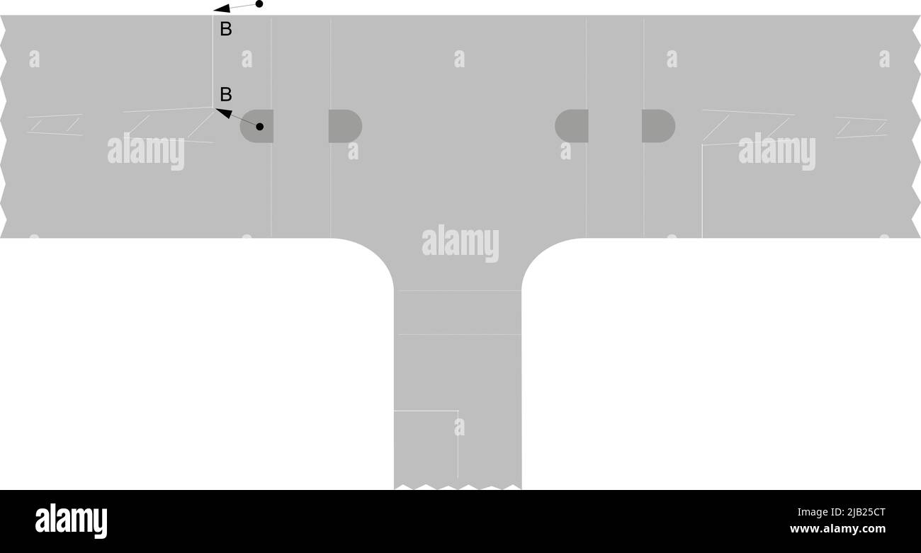 Example of a roundabout junction, road signs in the United Kingdom ...
