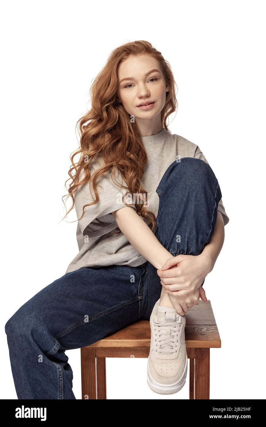 Curly eyebrows Cut Out Stock Images & Pictures - Alamy