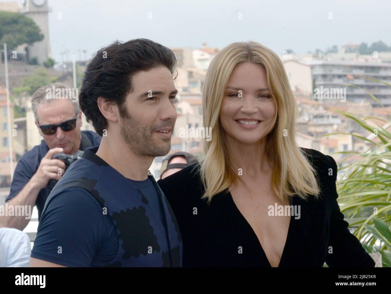 May 22, 2022, CANNES, France: CANNES, FRANCE - MAY 22: Tahar Rahim and ...