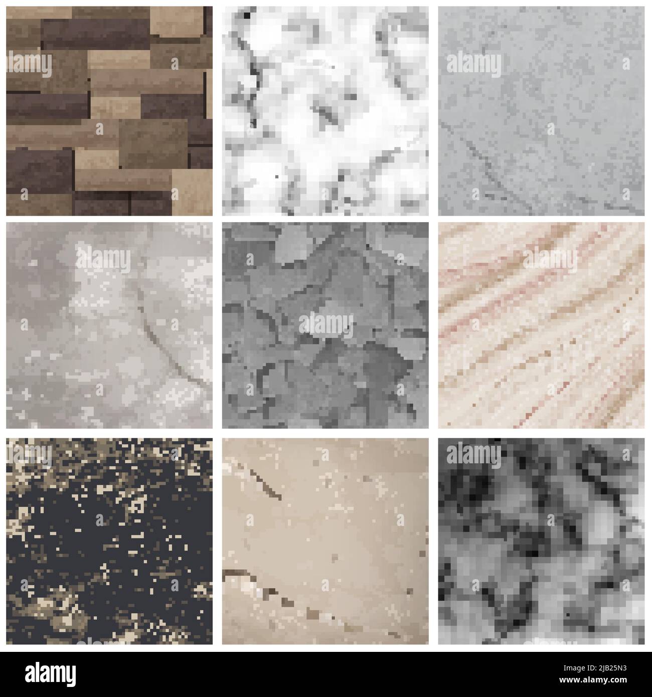 Realistic cladding stone marble and rectangular tiles texture interior ...