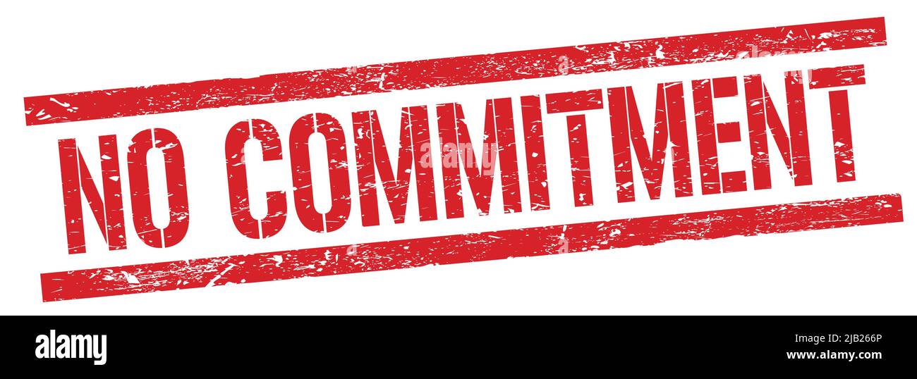 No commitment stamp hi-res stock photography and images - Alamy