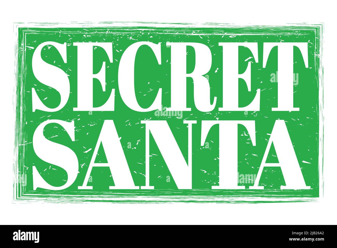 Secret santa stamp hi-res stock photography and images - Alamy