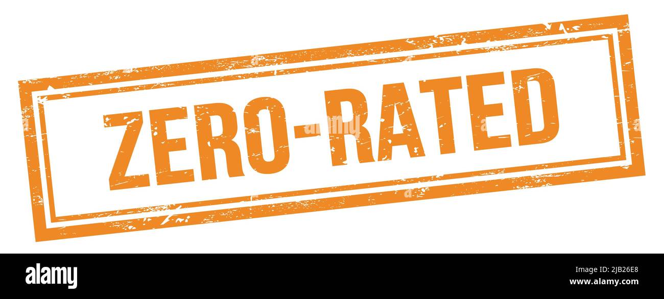 Zero rated text hi-res stock photography and images - Alamy