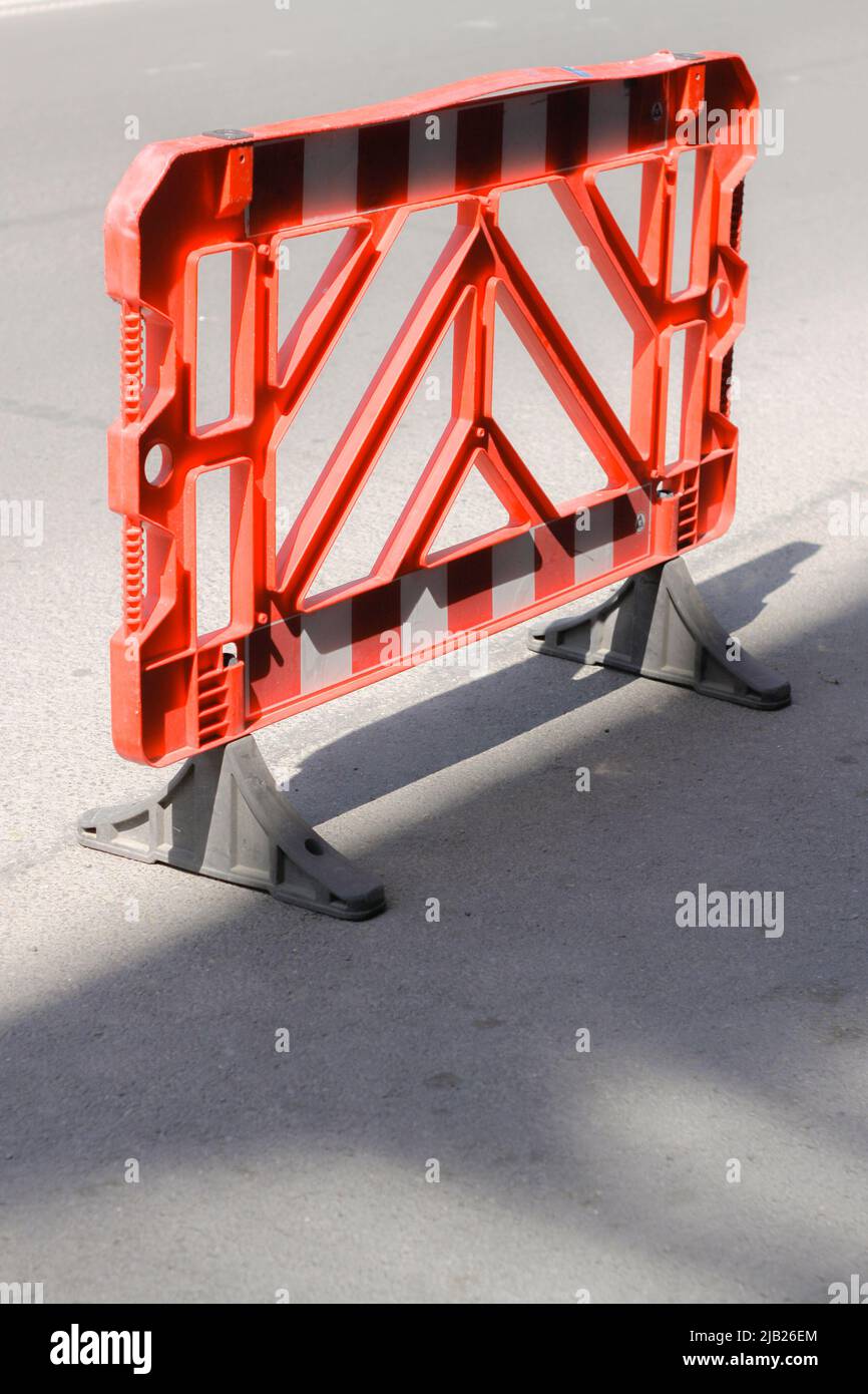 Road barrier damage hi-res stock photography and images - Alamy