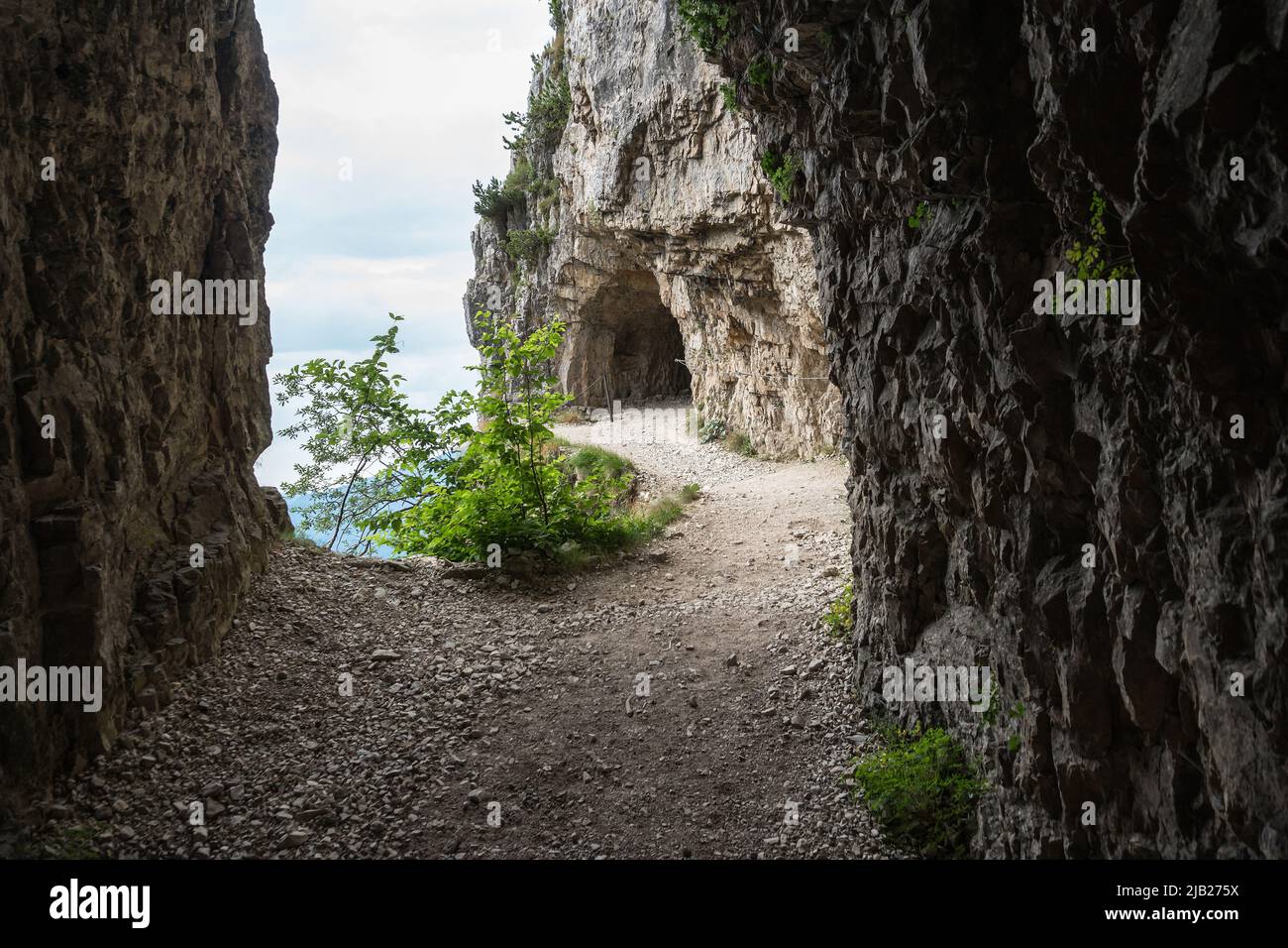 The road of the 52 tunnels is a military mule track built during the ...