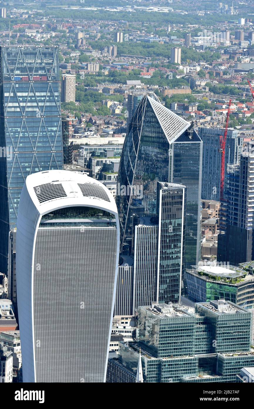 Modern Commercial buildings across london Stock Photo - Alamy