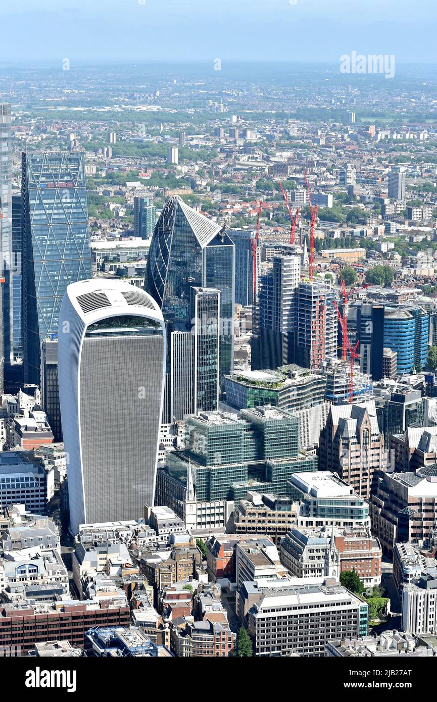 Modern Commercial buildings across london Stock Photo - Alamy