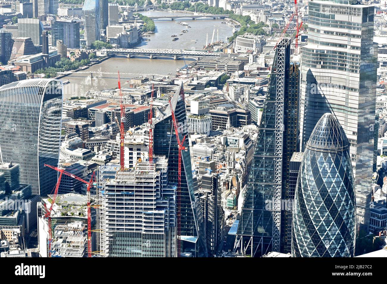 Modern Commercial buildings across london Stock Photo - Alamy