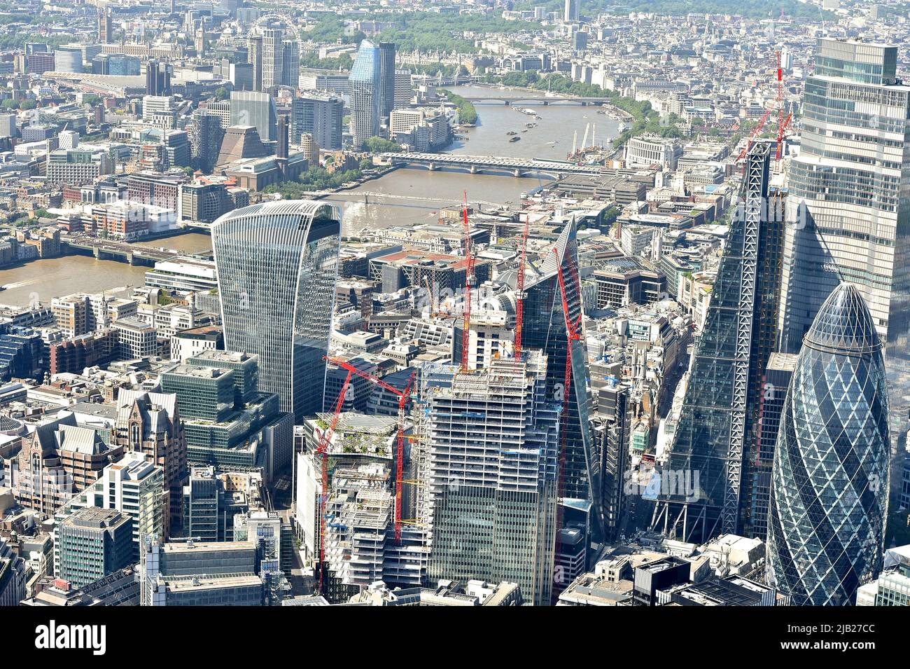 Modern Commercial buildings across london Stock Photo - Alamy