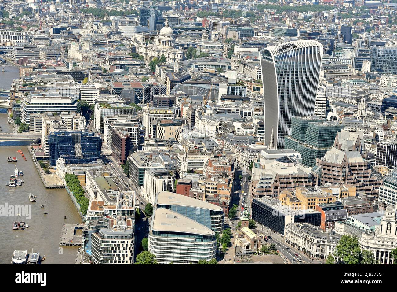 Modern Commercial buildings across london Stock Photo - Alamy